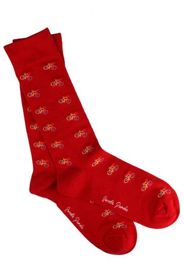 Swole Panda Bamboo Socks Red Bicycle – Joe Ward Menswear